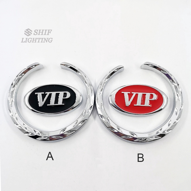 1 x Metal VIP Logo Car Auto Rear Trunk Lid Decorative Emblem Sticker ...