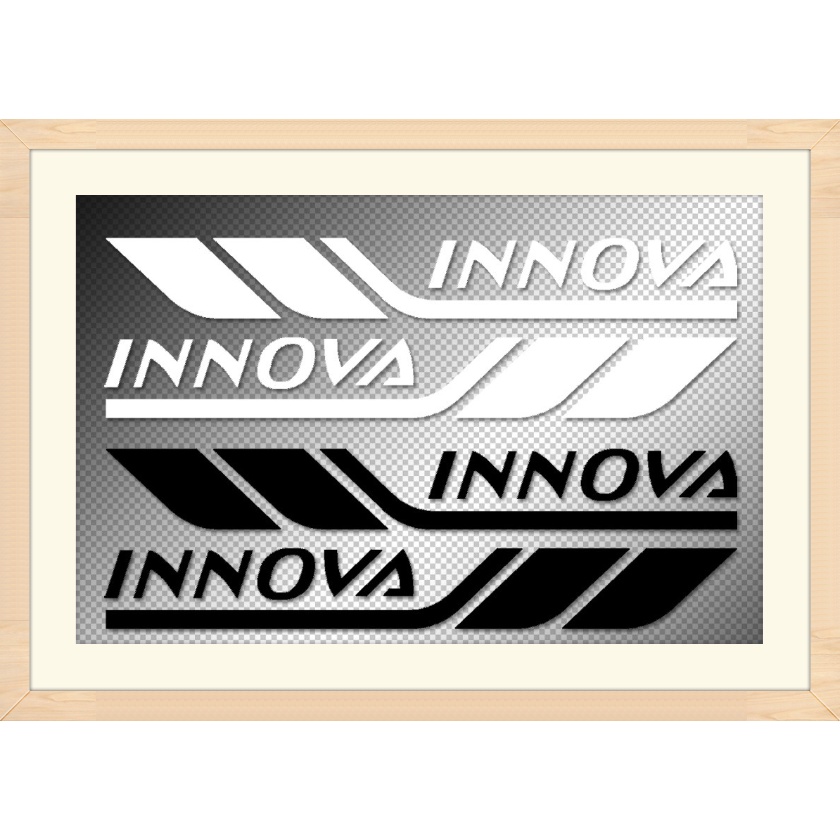 Stickers | 2x Toyota Innova Logo | Decals | Stripes | Vinyl Weather ...