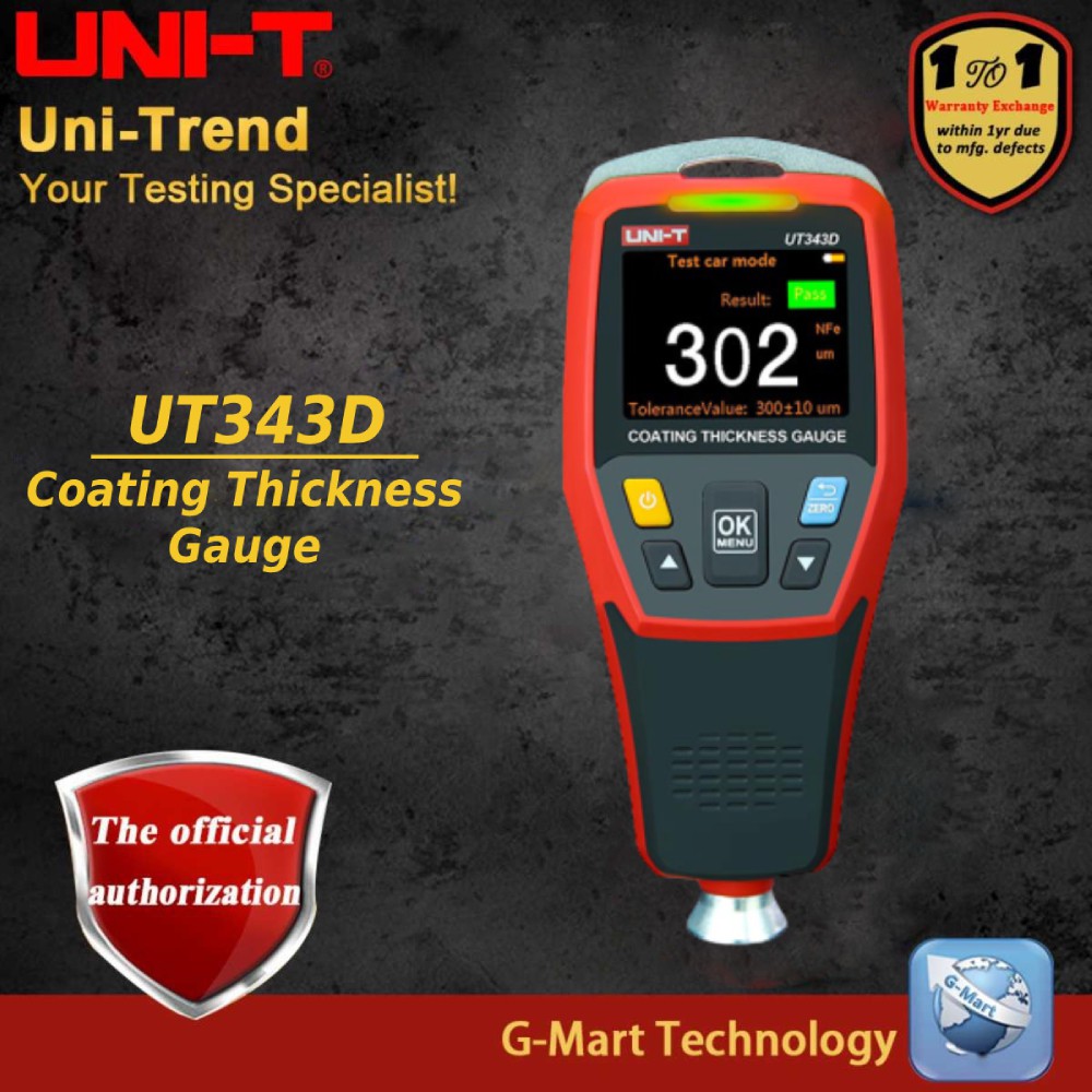 UNI-T UT343D Coating Thickness Gauge | Shopee Malaysia