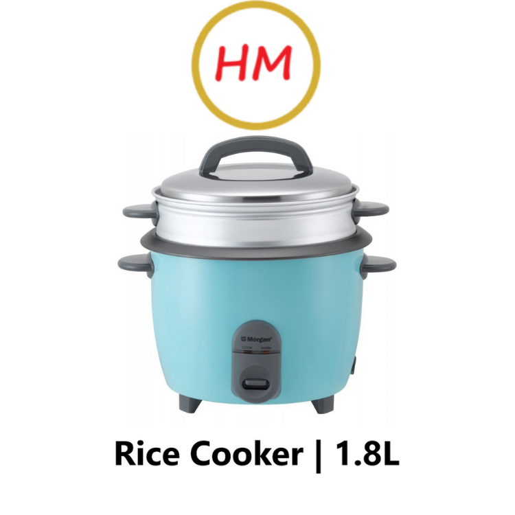 Morgan 1.8L Rice Cooker (Blue) | Shopee Malaysia