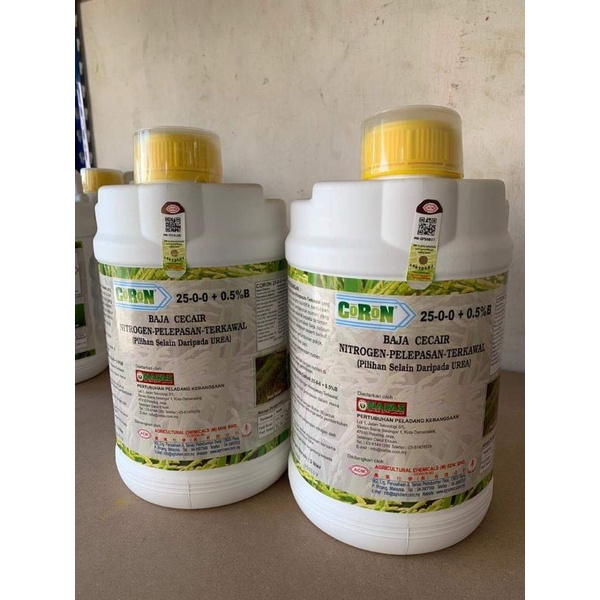 CORON baja urea cecair 25% N (3Liter) | Shopee Malaysia