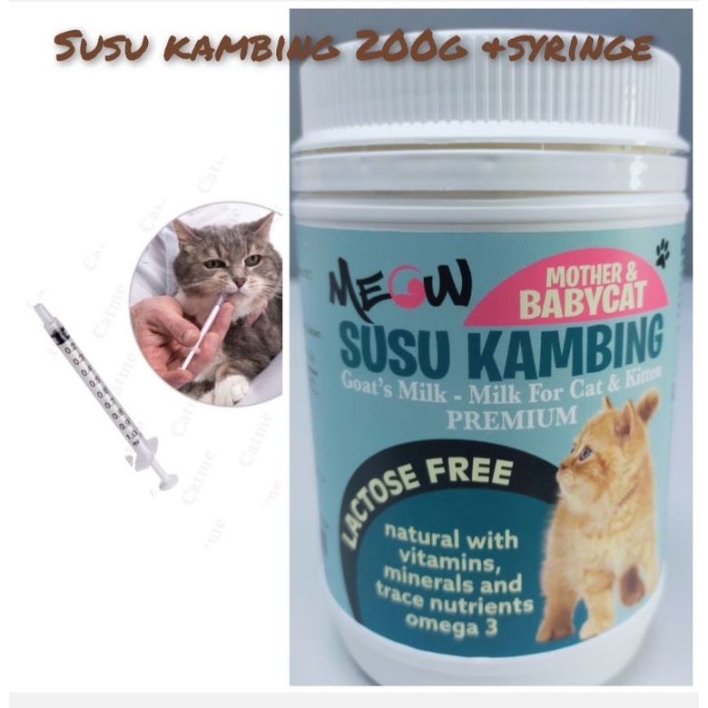 GOATS MILK POWDER 200G / PET MILK SUSU KAMBING KITTEN 🌟MEOW🌟 milk ...