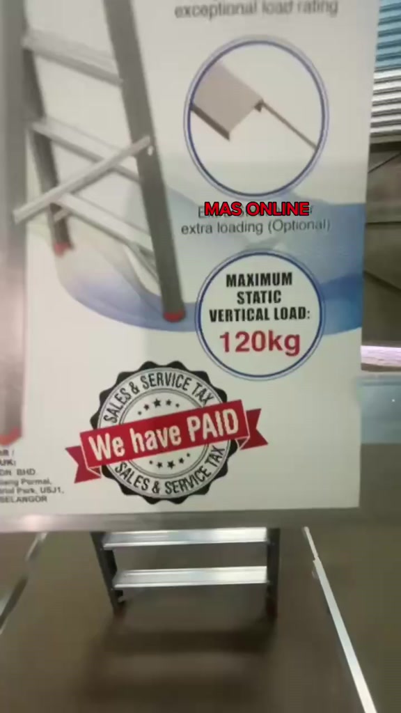 Strongman Tangga Lipat Heavy Duty Double Sided Ladder Heavy Duty Ladder ...