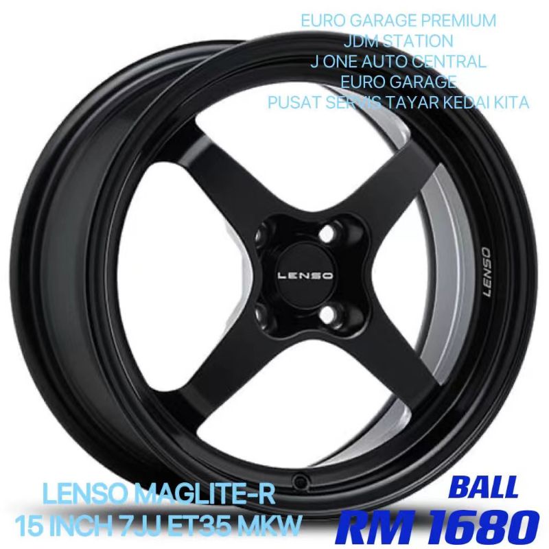 LENSO MAGLITE-R 15INC ORIGINAL NEW SPORT RIM VIOS CITY MYVI | Shopee Malaysia