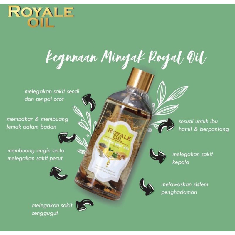 ROYALE MASSAGE OIL💯 ORIGINAL | Shopee Malaysia