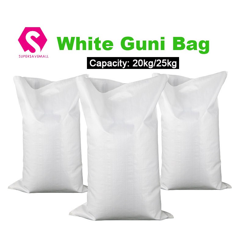 Guni Karung PP Woven Sacks Beg Guni Plastik Besar Woven Bag White Guni ...