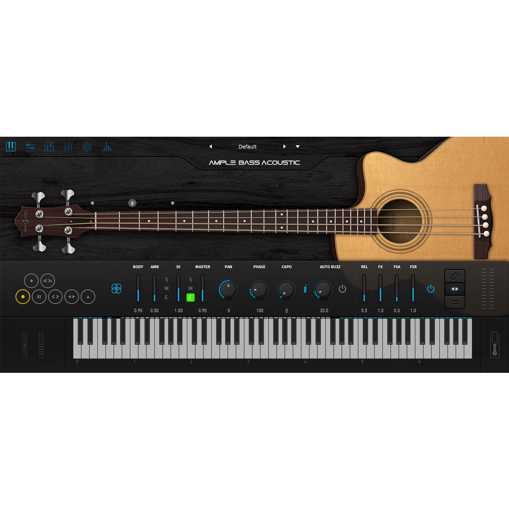 Ample Sound - Ample Bass Acoustic v3.5.0 [VST, AAX] (WINDOWS) | Shopee ...