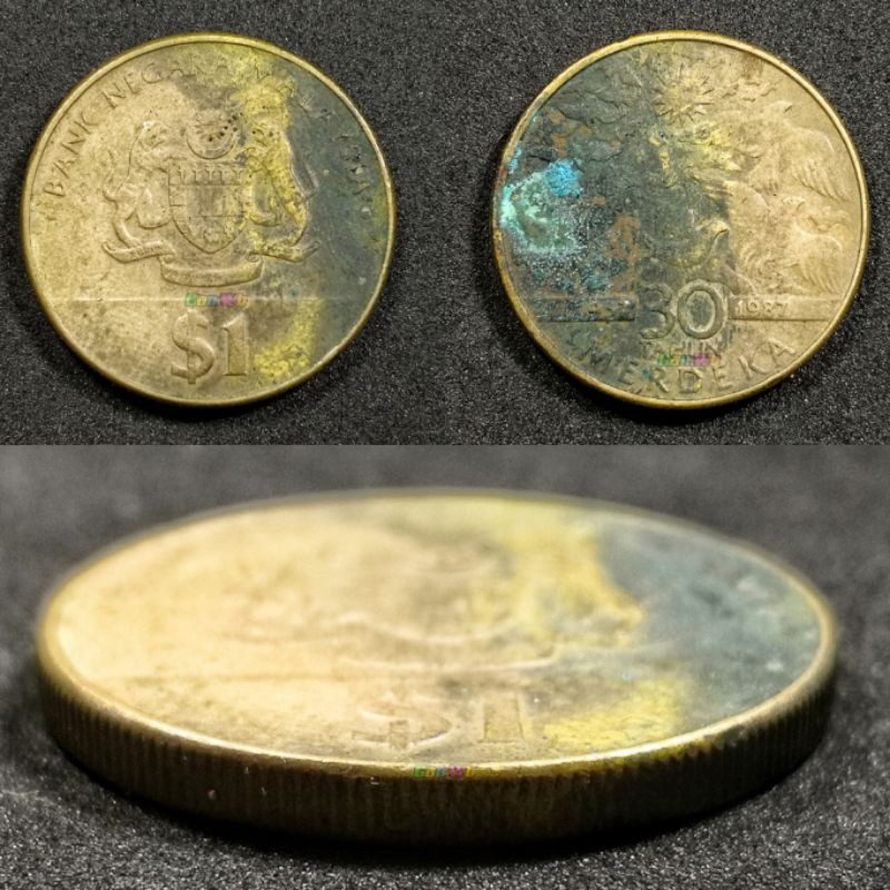 Malaysia coin 1 ringgit (30 Tahun merdeka 1987) | Shopee Malaysia
