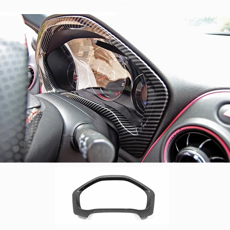 Honda HRV HR-V VEZEL 2014 2015- 2021 chrome carbon fiber Instrument ...