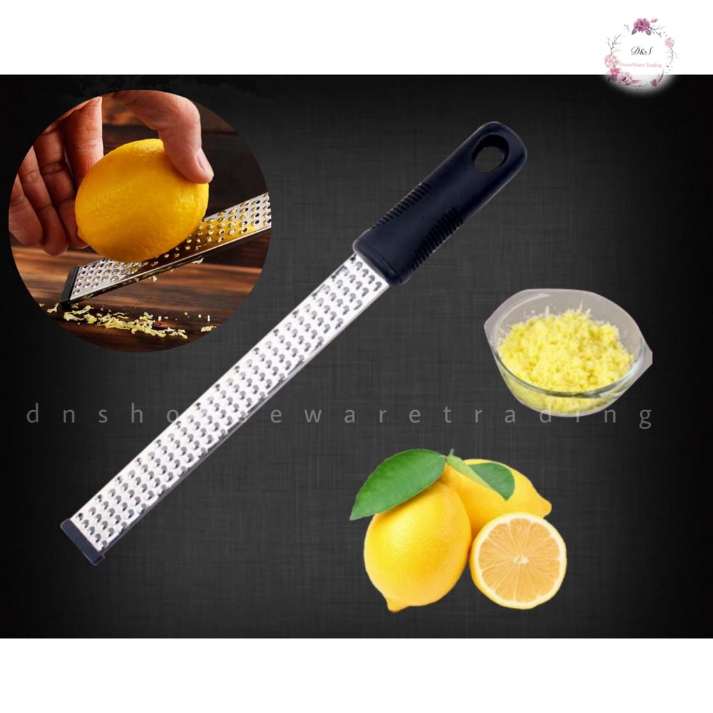 🇲🇾 Stainless steel Grater Grinder Stick Lemon Peel Grater Pengisar ...