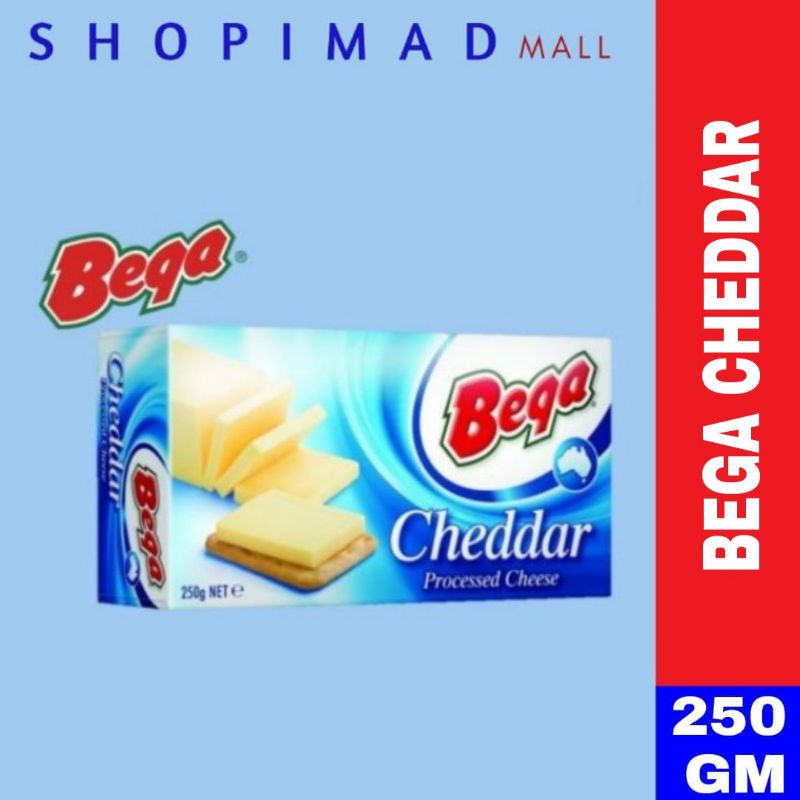 [250GM] BEGA CHEDDAR PROCESSED CHEESE | KEJU CHEDDAR | Shopee Malaysia