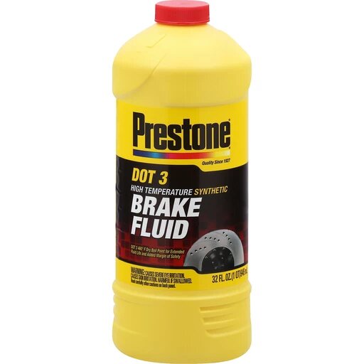 🇺🇸 Prestone Brake Fluid Dot 3 High Temperature Synthetic - 946ML ...