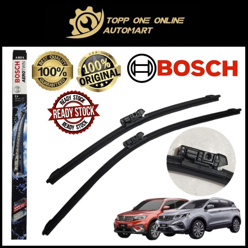 BOSCH AEROTWIN A853S PROTON X70 / X50 WIPER BLADE (24”+17”) | Shopee Malaysia