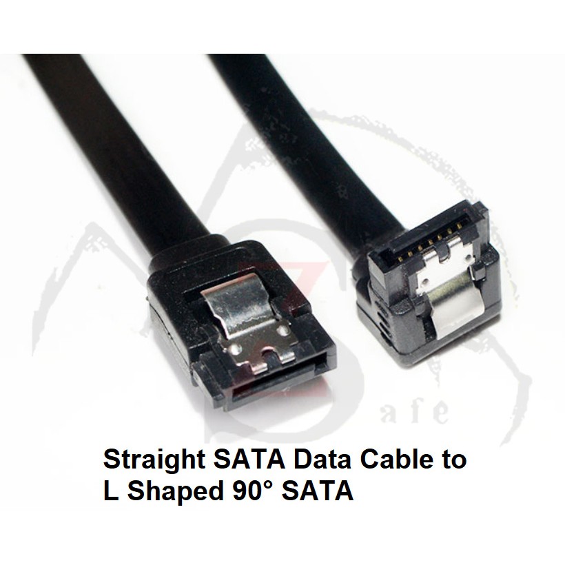 3.0 SATA III 6Gb/s Serial Data Cable With Clip For SSD HDD Straight or ...