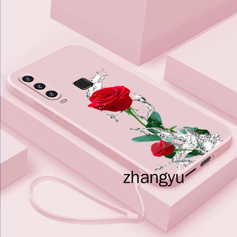 Casing Rose vivo y11 y12 y15 y16 y17 y19 y35 Phone Case Ultra thin ...