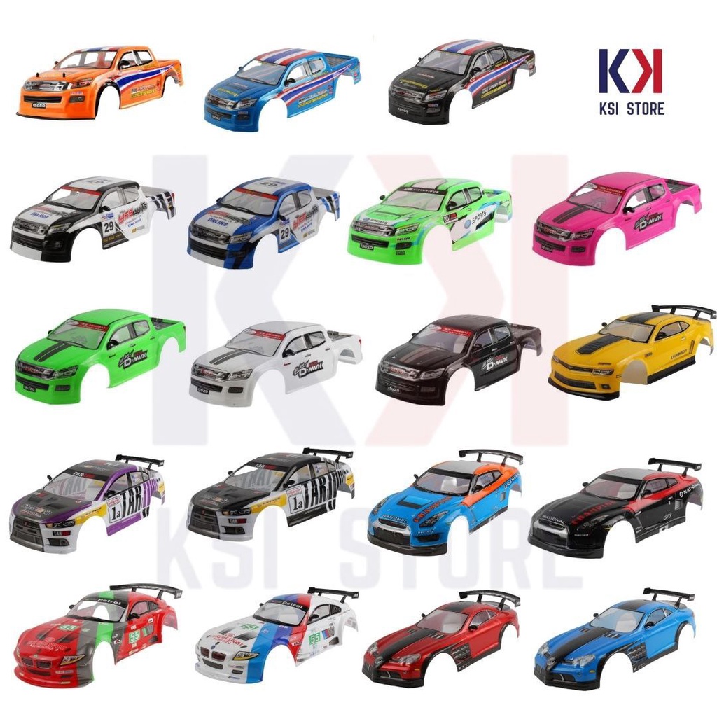 RC Car Turbo Shell Body for 1/10 RC Racing Car Sports Drift | Shopee ...