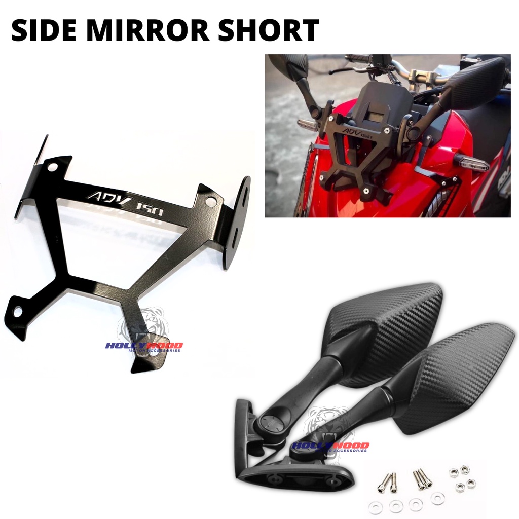 SIDE MIRROR BRACKET HONDA ADV150 ADV160 FRONT VISOR BRACKET LOGO ADV ...
