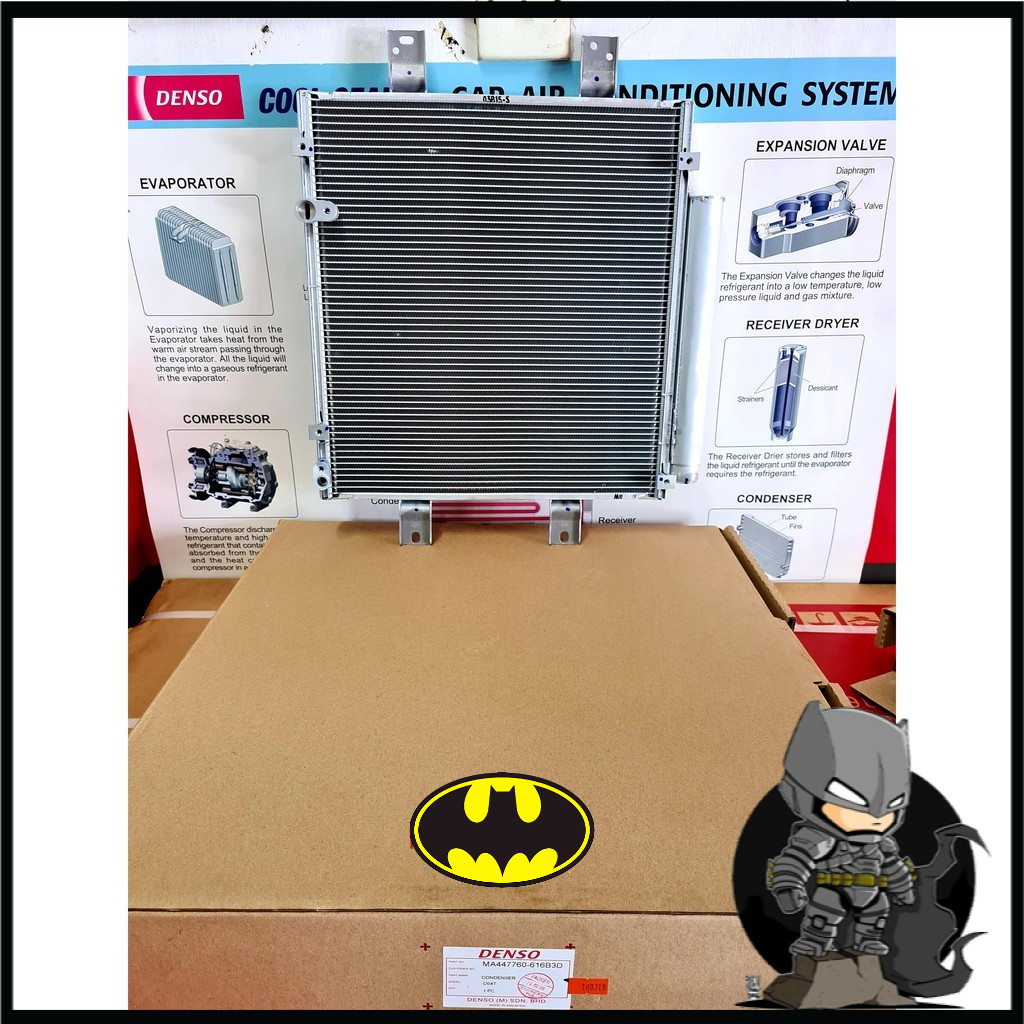 (ORIGINAL) DENSO PERODUA MYVI LAGI BEST YEAR 2011 CONDENSER - 447760 ...