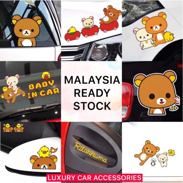 RILAKKUMA CAR STICKER | Shopee Malaysia