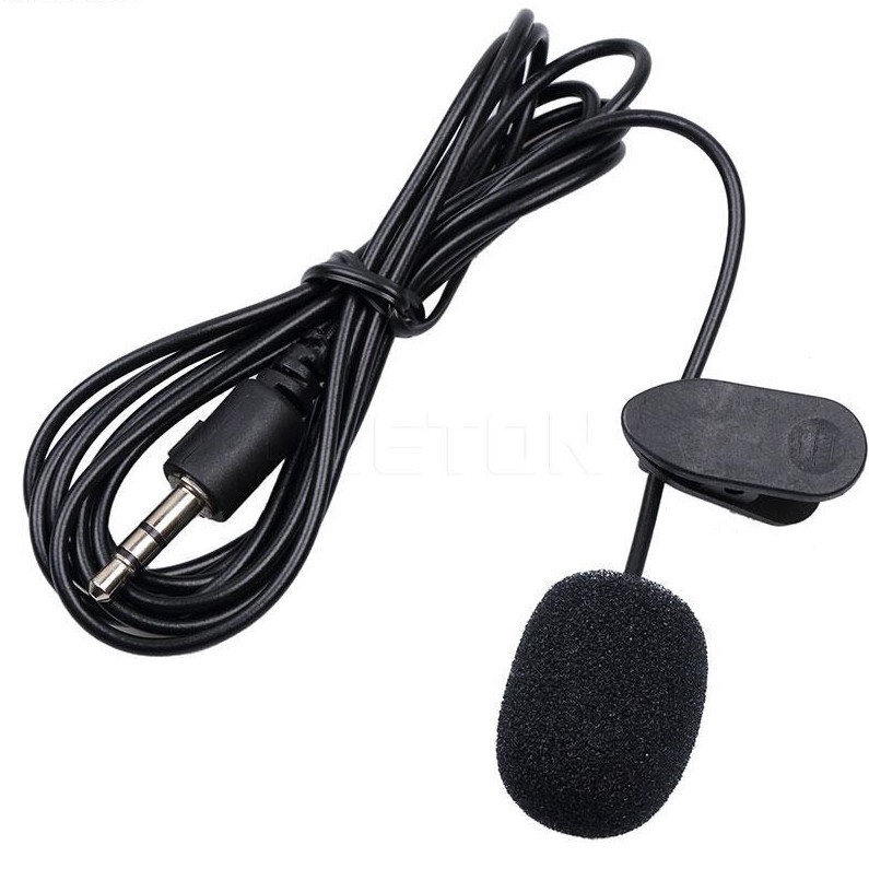 Universal Mini Microphone With 3.5mm Line-in 1.5M Length Audio Adaptor ...
