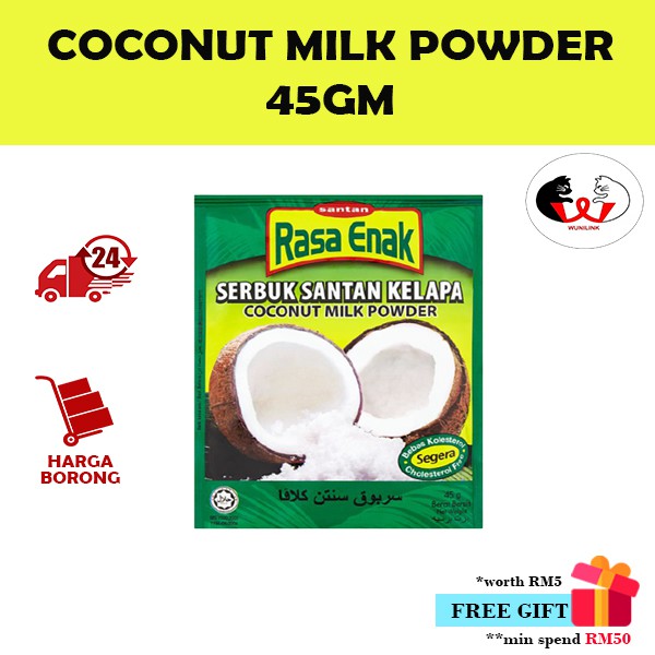 Rasa Enak Serbuk Santan Kelapa / Coconut Milk Powder 40gm[SHIP WITHIN ...
