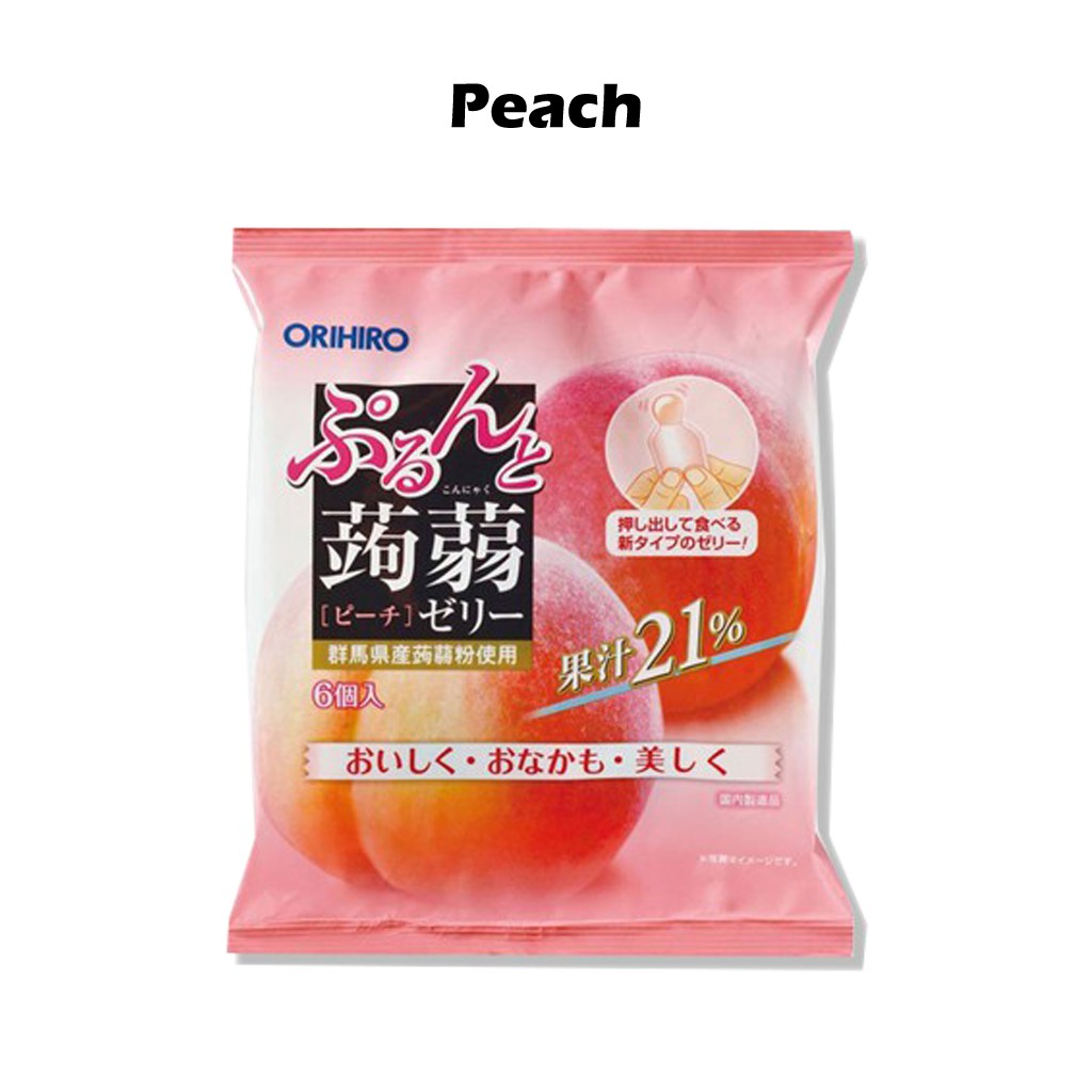 [DONKI] ORIHIRO Japan Konjac Jelly Snack 6pcs/Pack (120g) | Shopee Malaysia