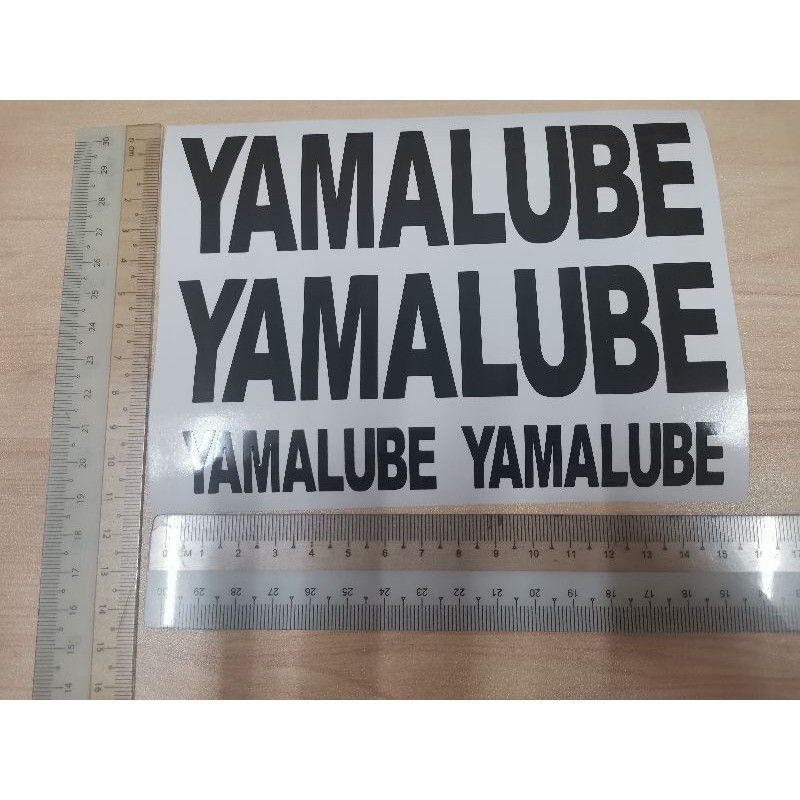 STICKER CUTTING YAMALUBE (1set=4 keping) | Shopee Malaysia