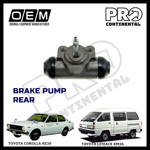 TOYOTA COROLLA KE30 LITEACE KM36 VAN REAR WHEEL CYLINDER BRAKE PUMP ...