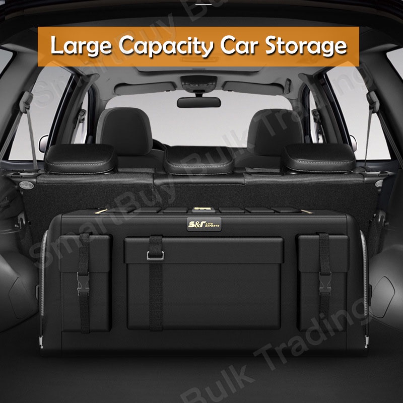 SmartBuy Large Capacity Car Boot Storage Box Organizer Trunk Foldable ...
