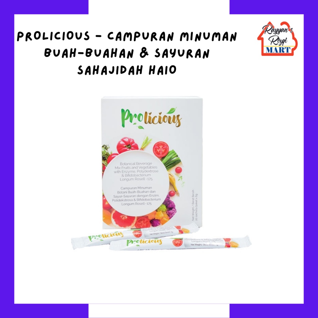 🎉Sale🎉 Prolicious (6g x 20 sachets) | Shopee Malaysia