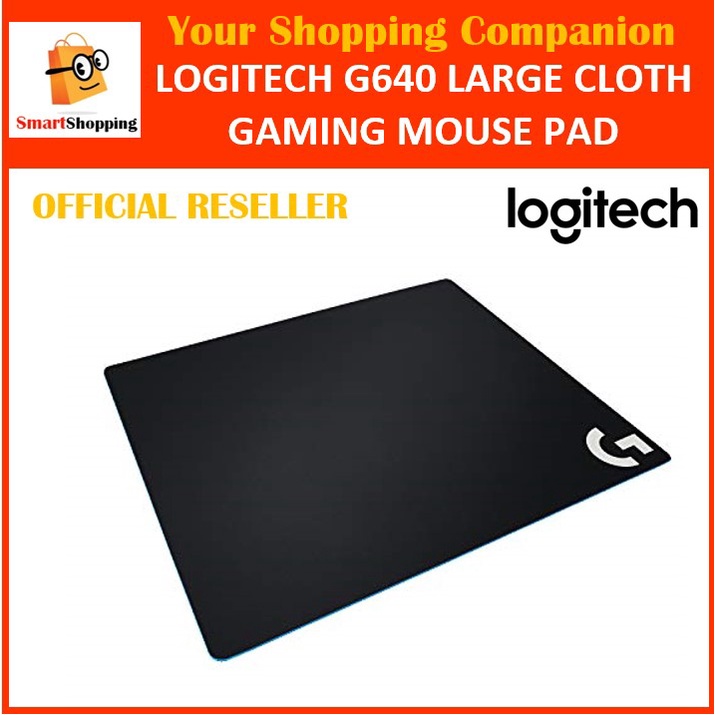 Logitech G640 Large Cloth Gaming Mouse Pad 1 Year SG Warranty | Shopee ...