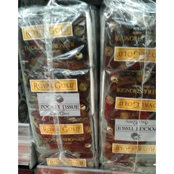 ROYAL GOLD POCKET TISSUE ( 4x12x8sheets ) | Shopee Malaysia