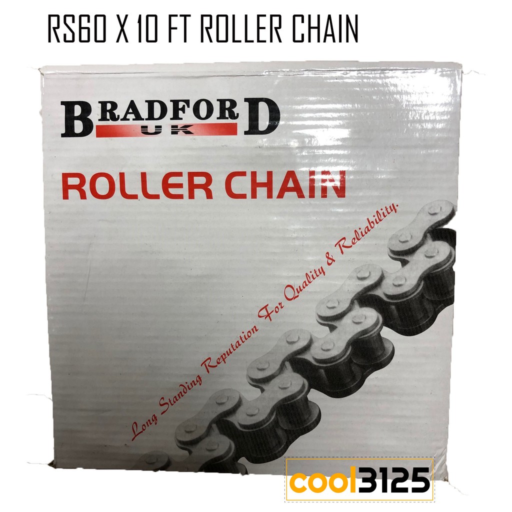 TIMING CHAIN RS60 X 10FT ROLLER CHAIN INDUSTRIAL RS 60 - BRADFORD UK ...