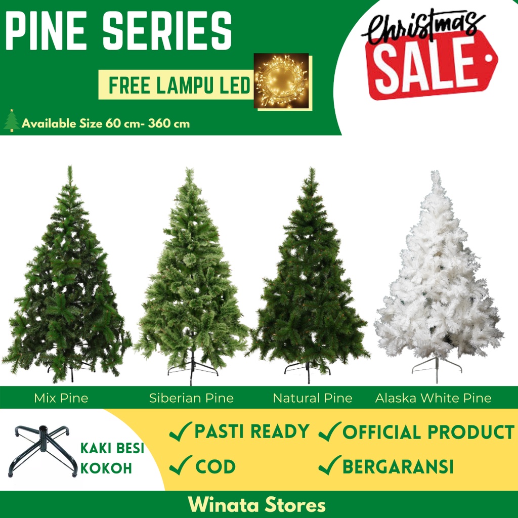Christmas TREE Height 1 Meter 1 M 120 Cm 4Ft Feet Pine Needles ...