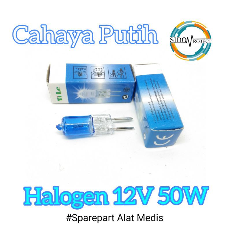 CAHAYA Original 12V 50W Halogen White Light Lamp 12 Volt 50 Watt ...