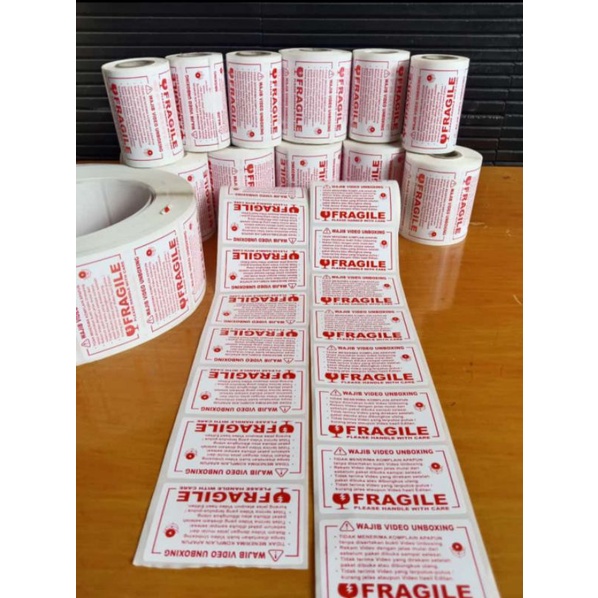 Fragile sticker Label requires an unboxing video / fragile unboxing ...