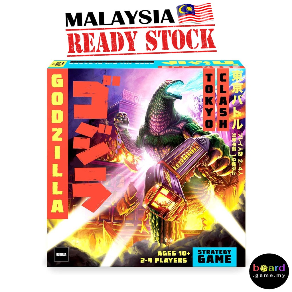 Ready Stock Original USA Funko Godzilla Tokyo Clash Strategy Board Game ...