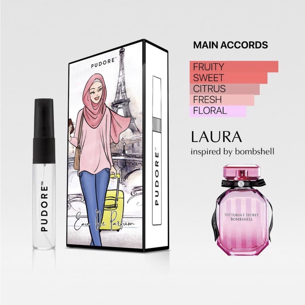 Perfume PUDORE - Laura (Special Edition 5ml) | Shopee Malaysia