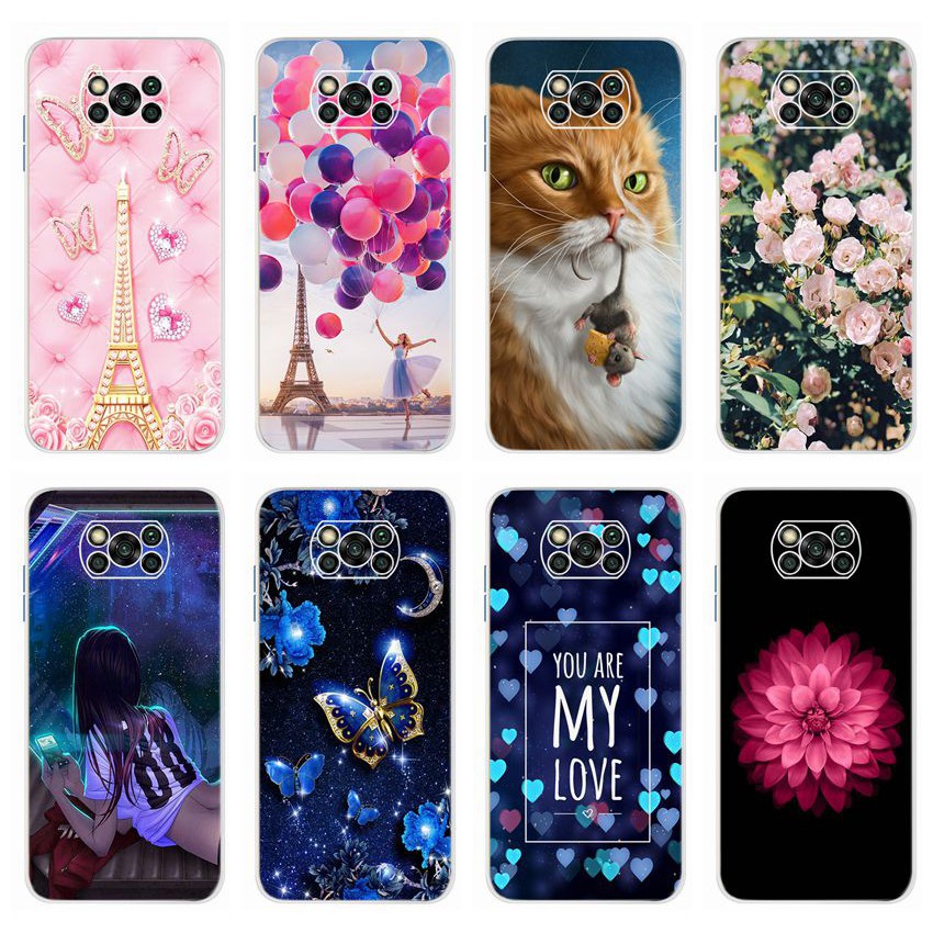 Xiaomi Poco X3 NFC / PocoX3 Elegant Pattern Case Soft Silicone TPU ...