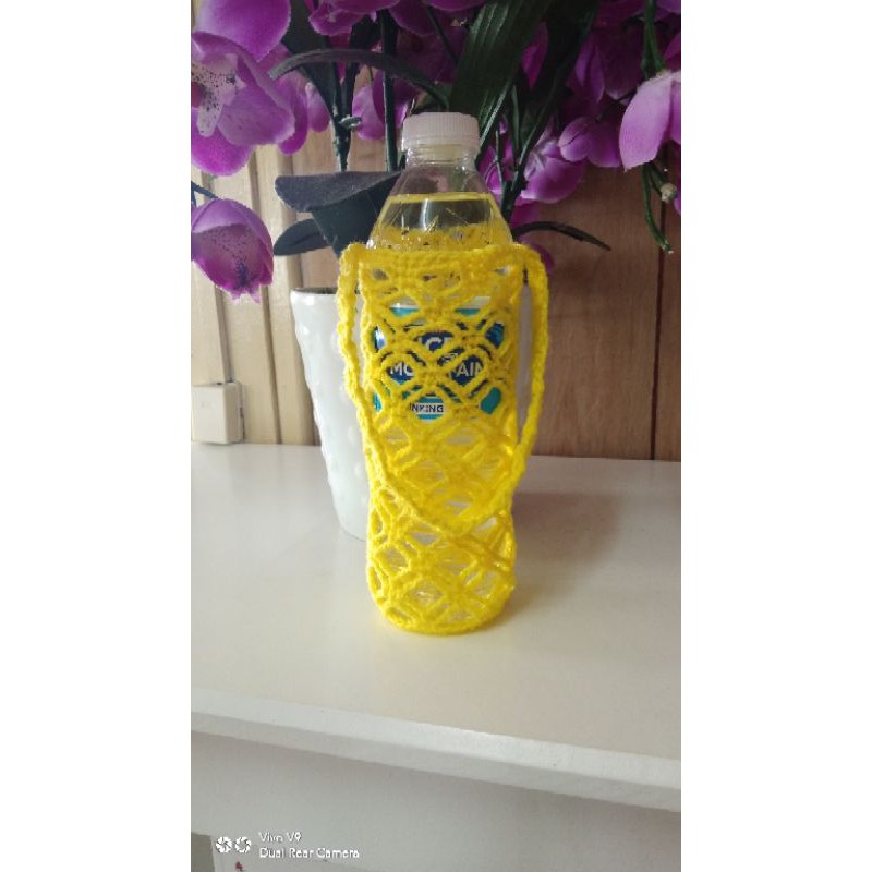 SARUNG BOTOL AIR KAIT 🔥 SIMPLE PATTERN BOTOL MINERAL SIZE 🔥 | Shopee ...