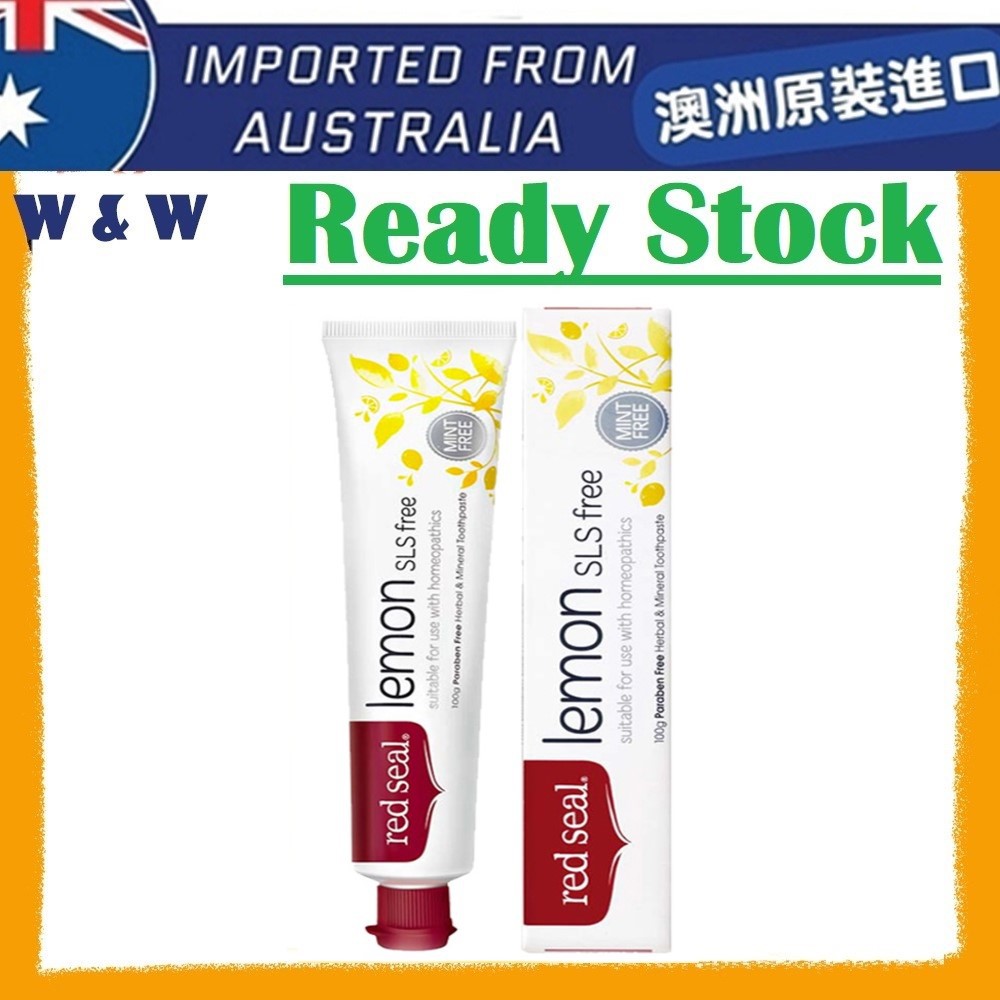 [NZ Import EXP 06/2026] Red Seal Lemon SLS Free Toothpaste ( 100g ...