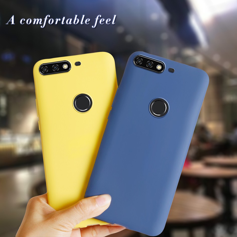 Silicone Phone Case Huawei Nova 2 Lite Y7 Prime 2018 Honor 7C Casing ...