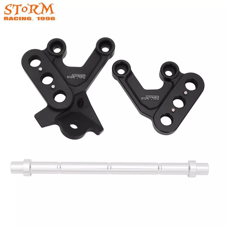 Anodized 7075 Aluminum Footbracket Footrest Foot Pedal Peg Brackets ...