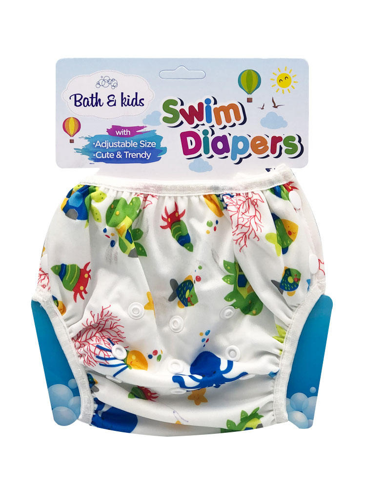 Bath & Kids Reusable Swim Diaper - Underwater World | Shopee Malaysia