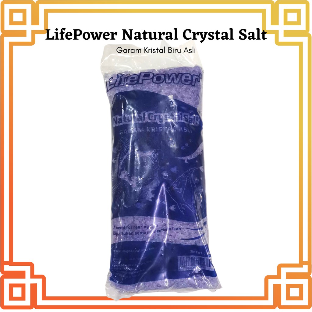LIFE POWER NATURAL CRYSTAL SALT 1kg (GARAM KRISTAL ASLI / GARAM BIRU ...