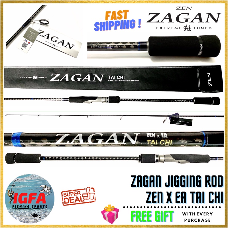 [IGFA] ZEN ZAGAN TAI CHI Rod Spinning Fuji Zagan Jigging Rod Zagan Rod ...