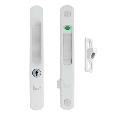 A6 25mm /32mm Sliding Door Handle Lock WITH Key(Silver, White, Black ...