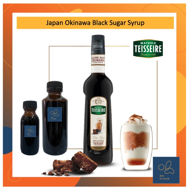Kuromitsu Okinawa Black Sugar Syrup (MATHIEU TEISSEIRE) / Gula Hitam ...