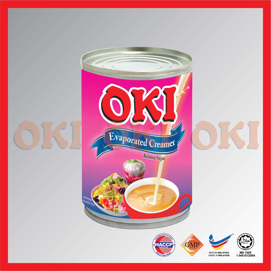 OKI Evaporated Creamer 390gm x 3 tins | Shopee Malaysia