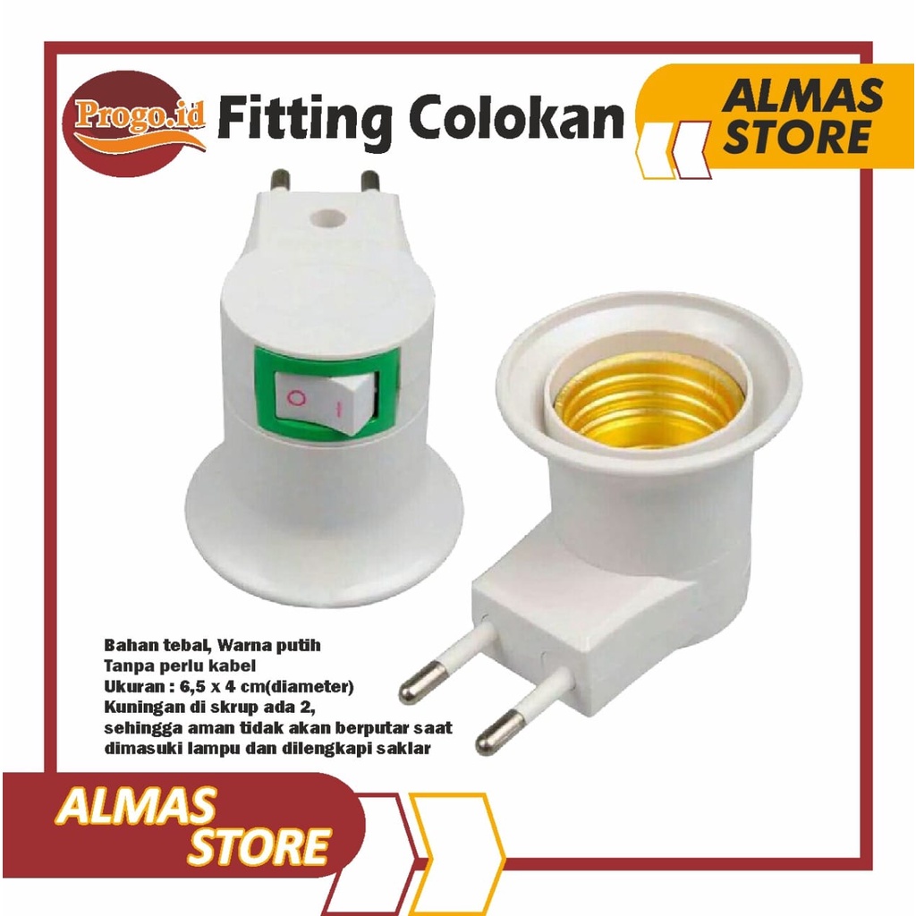 Colok FITTINGS | Light Fitting Switch | Connect Fitting Switch Plus ON ...